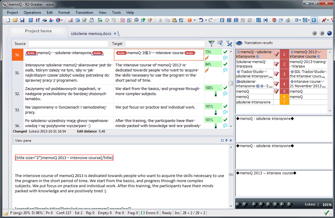 MemoQ